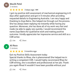 CDR Report Writing Services - CDR Writers Australia