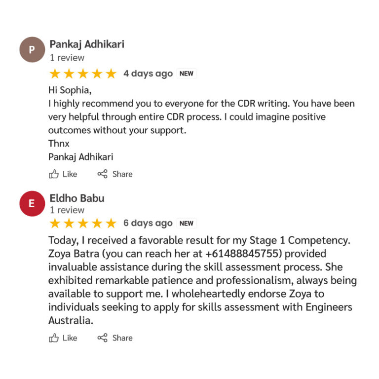 CDR Report Writing Services - CDR Writers Australia