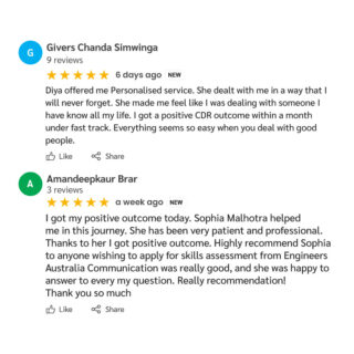 CDR Report Writing Services - CDR Writers Australia