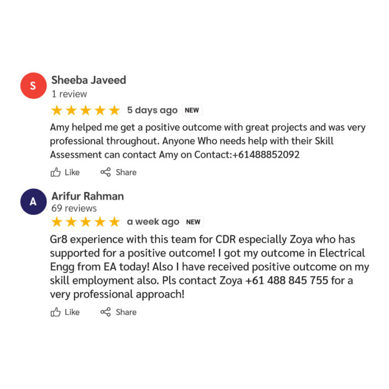 CDR Report Writing Services - CDR Writers Australia